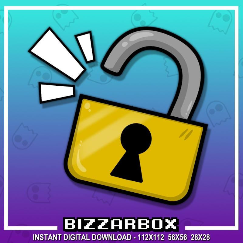 LOCK EMOTE Bundle for Twitch / Channel Point Rewards/ Discord / Stream ...