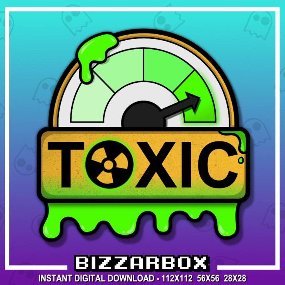 TOXIC METER Twitch Emote / Twitch Emotes / Twitch Stream / Discord ...