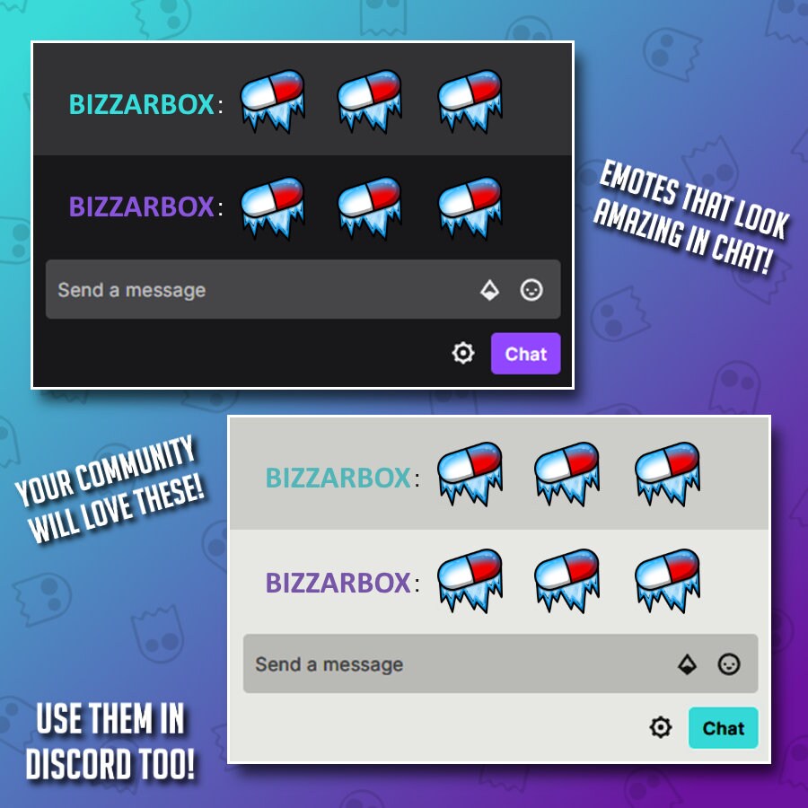 CHILL PILL Twitch Emote / Twitch Emotes / Twitch Stream / Discord ...