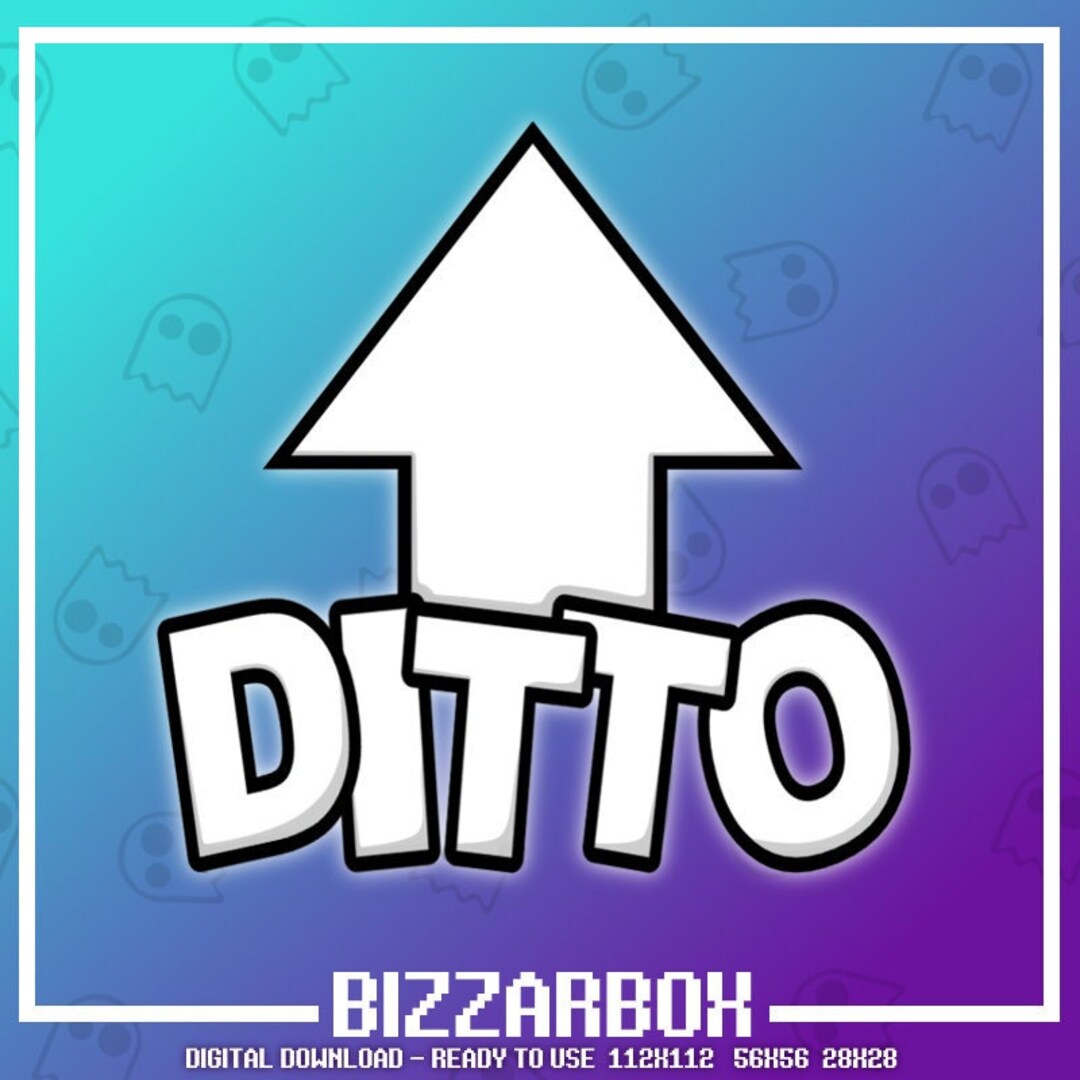 DITTO ARROW Twitch Emote / Twitch Emotes / Twitch Stream / Discord ...