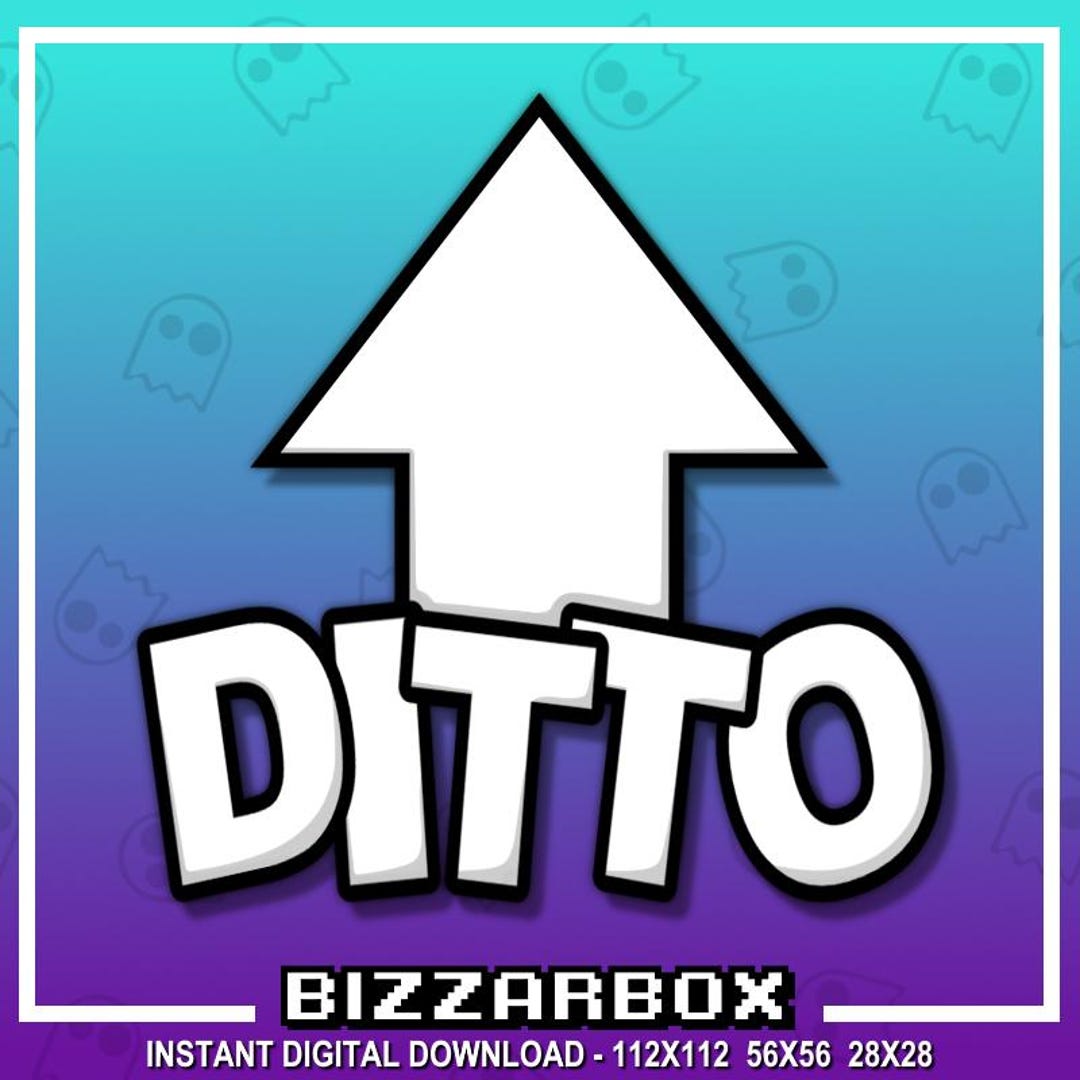 DITTO ARROW Twitch Emote / Twitch Emotes / Twitch Stream / Discord ...