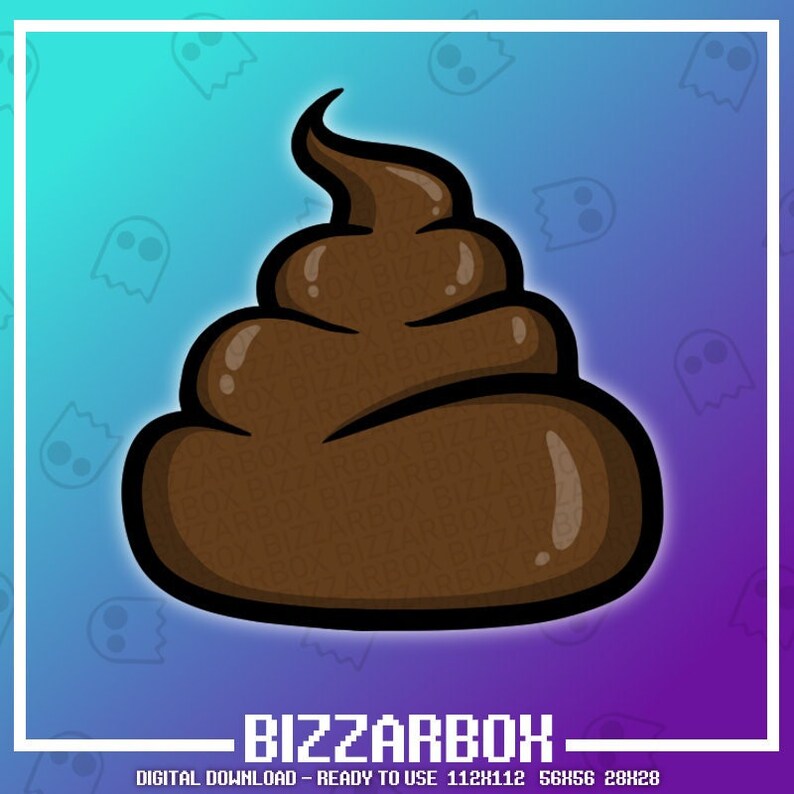 POOP Twitch Emote / Twitch Emotes / Twitch Stream / Discord - Etsy