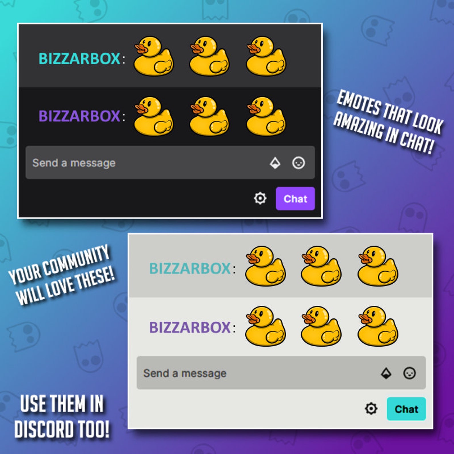 DUCKY Twitch Emote / Twitch Emotes / Twitch Stream / Discord Emotes ...