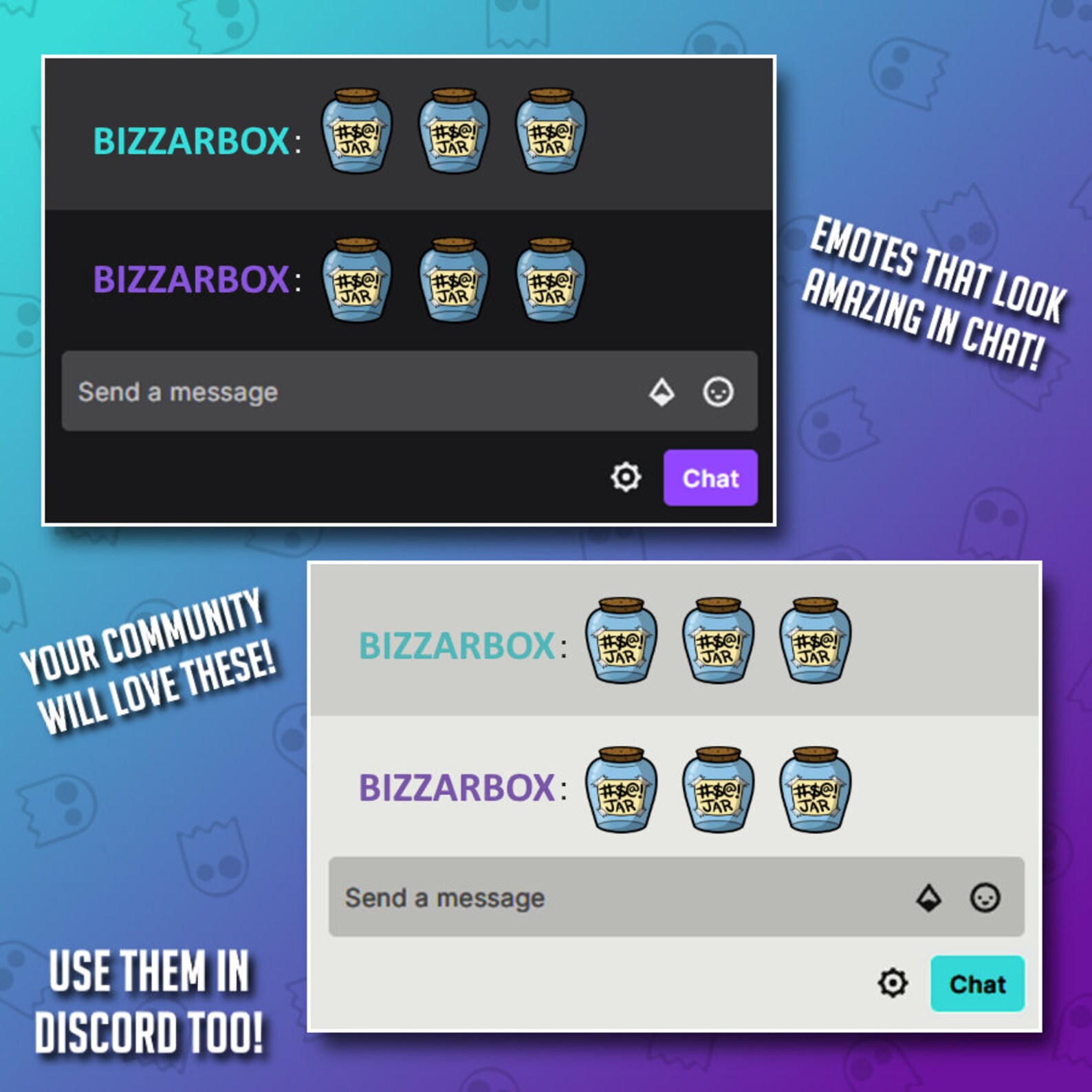SWEAR JAR Twitch Emote / Twitch Emotes / Twitch Stream / Discord Emotes ...