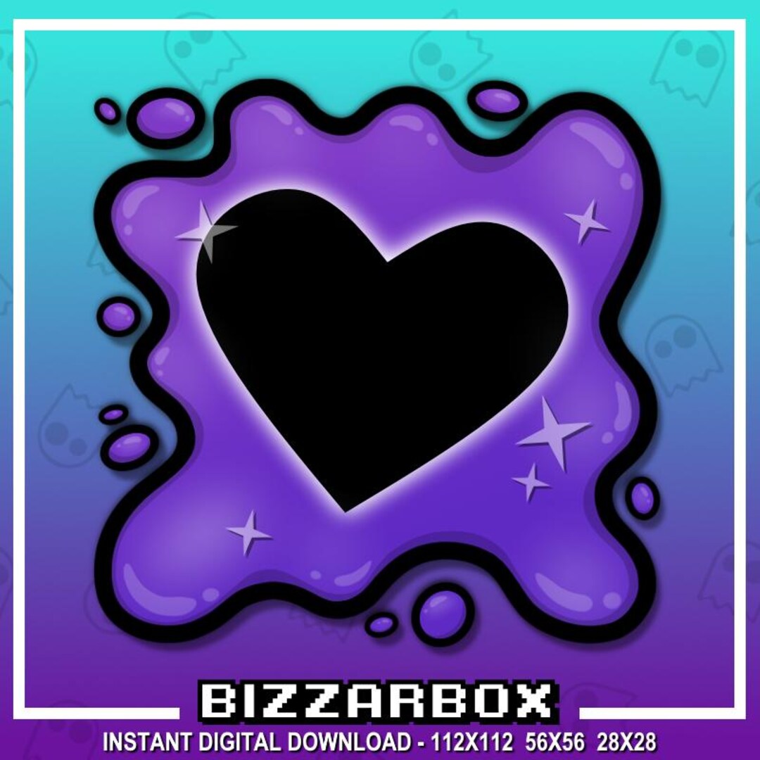 LOVE HEART PURPLE Twitch Emote / Twitch Emotes / Twitch Stream ...
