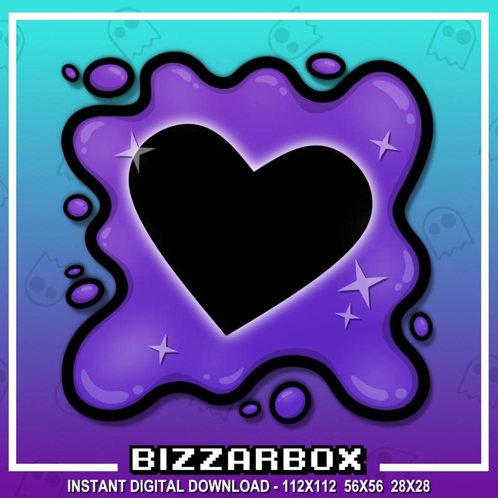 LOVE HEART PURPLE Twitch Emote / Twitch Emotes / Twitch Stream ...