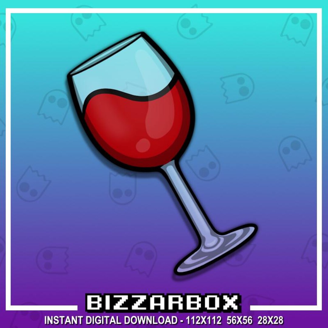 HYDRATE DRINK WINE Channel Points Emote for Twitch / Discord / Stream ...
