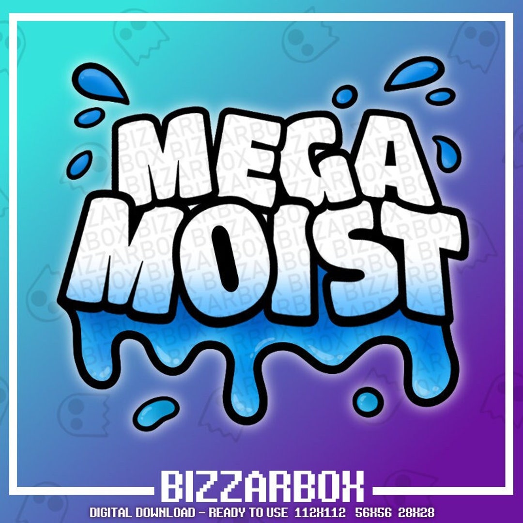 MEGA MOIST Twitch Emote / Twitch Emotes / Twitch Stream / - Etsy Canada