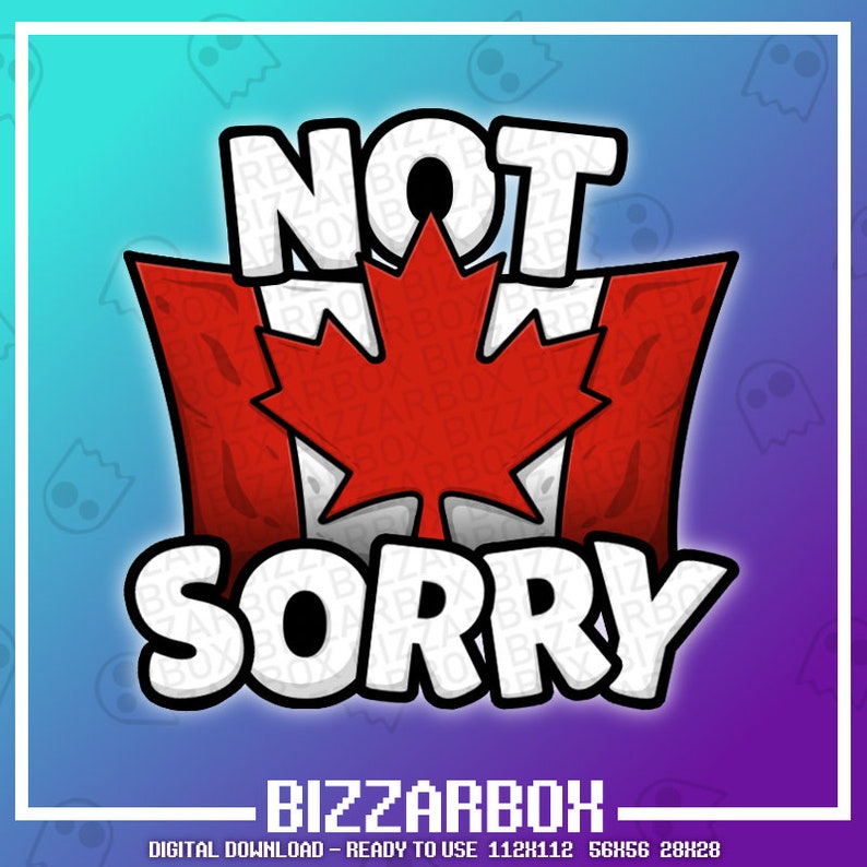 CANADIAN EMOTE Bundle for Twitch / Discord / Stream / - Etsy