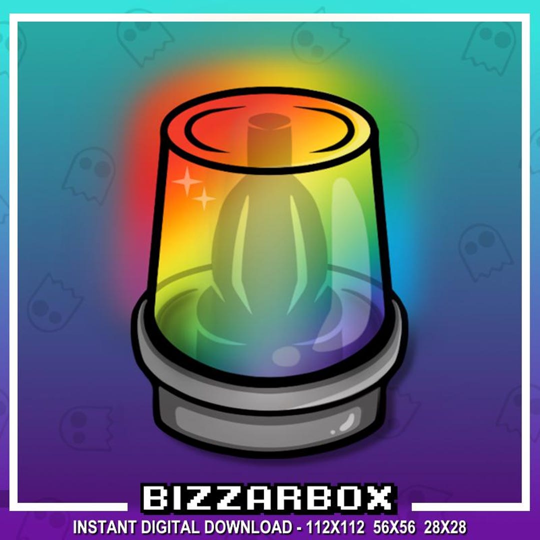 RAINBOW LIGHT Twitch Emote / Twitch Emotes / Twitch Stream / Discord ...