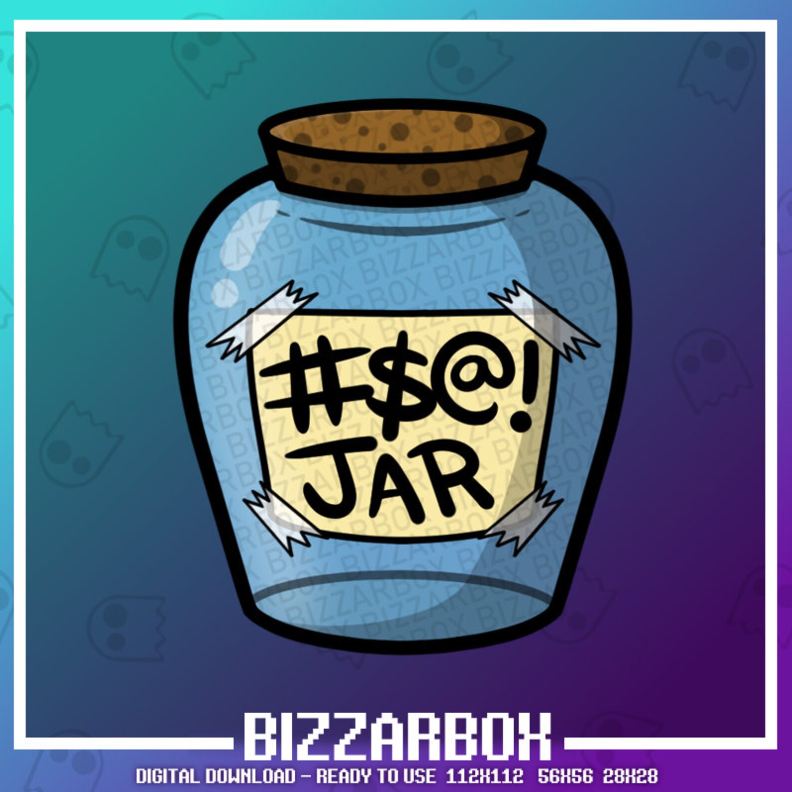 SWEAR JAR Twitch Emote / Twitch Emotes / Twitch Stream / Discord Emotes ...
