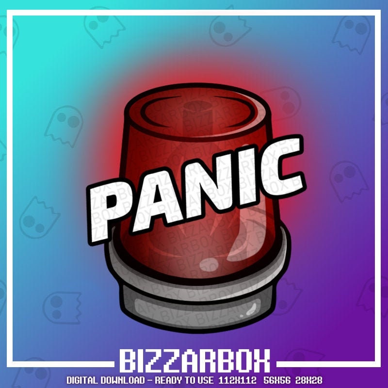 PANIC LIGHT Twitch Emote / Twitch Emotes / Twitch Stream / Discord ...