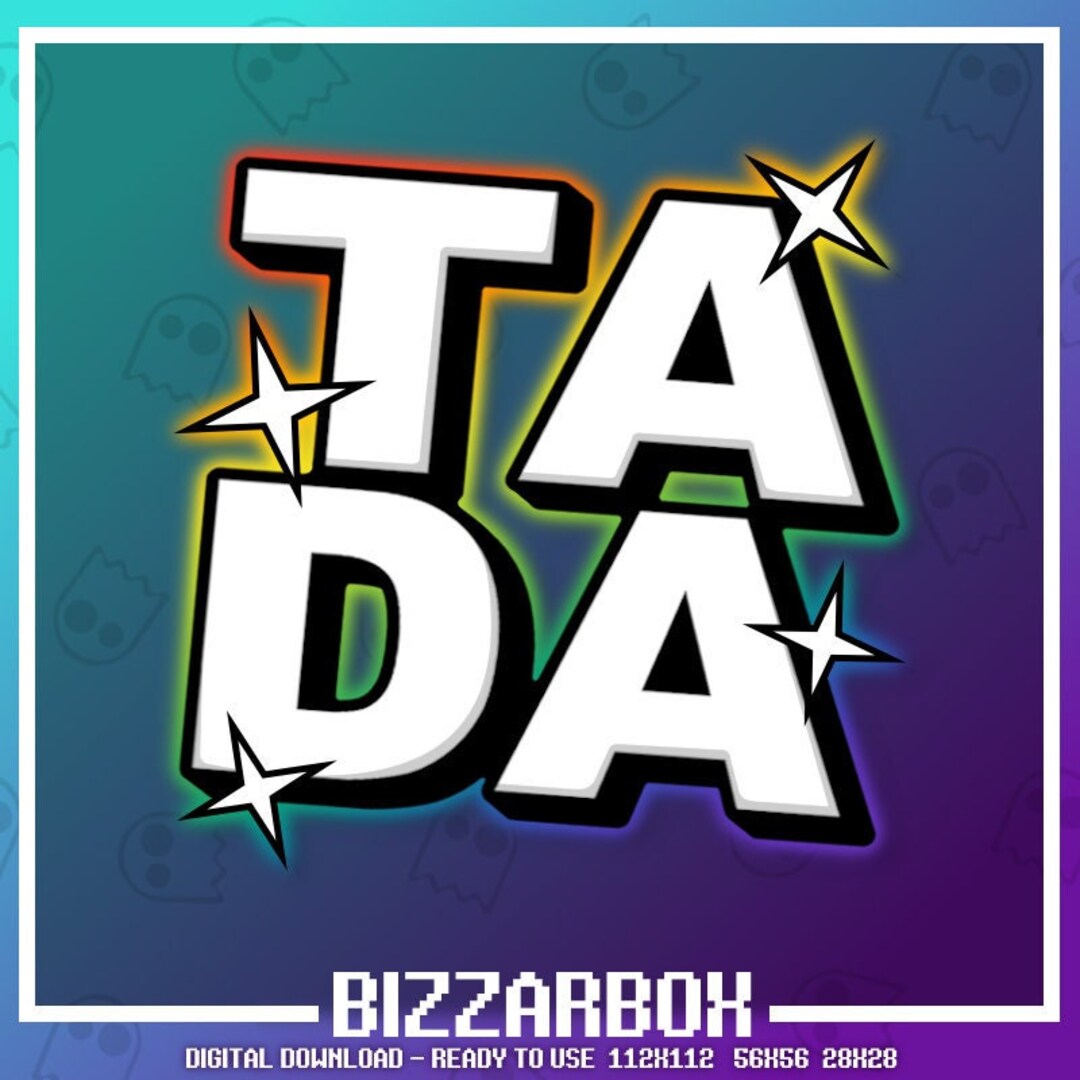 TADA Twitch Emote / Twitch Emotes / Twitch Stream / Discord Emotes ...