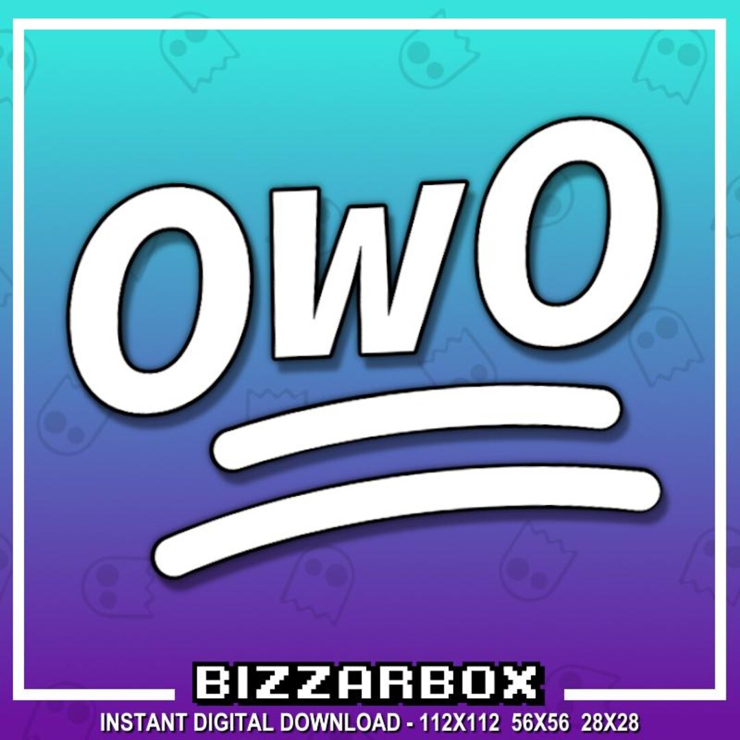 100% Owo Twitch Emote / Twitch Emotes / Twitch Stream / Discord Emotes ...