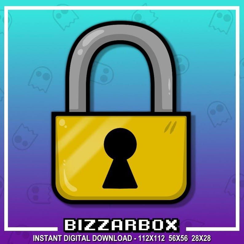 LOCK Channel Points Emote for Twitch / Channel Point Reward / Discord ...
