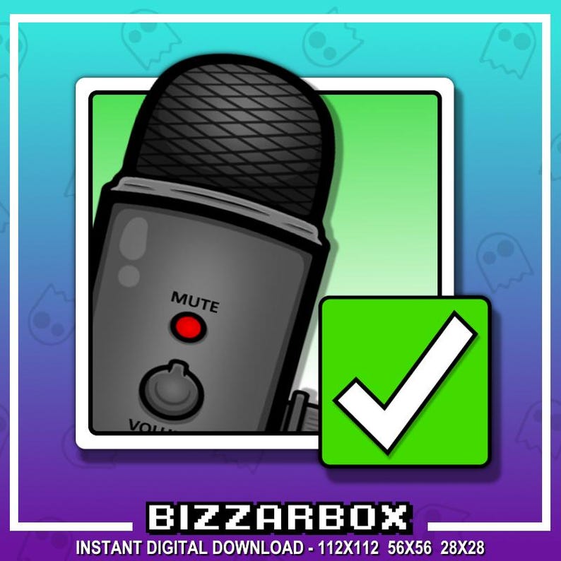 MIC CHECK GOOD Channel Points Emote for Twitch / Discord / Stream ...