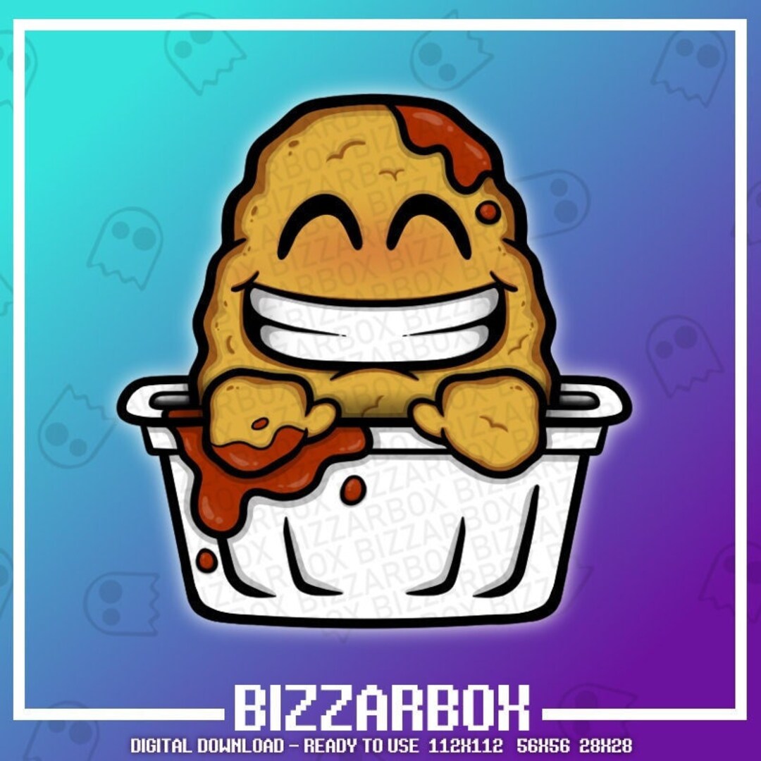 HAPPY NUGGET Twitch Emote / Twitch Emotes / Twitch Stream / Discord ...