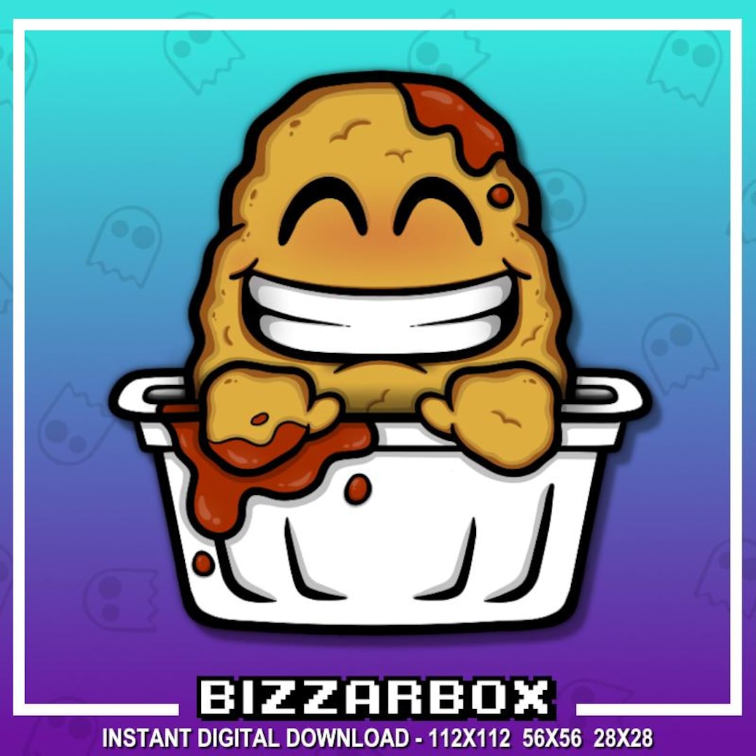 HAPPY NUGGET Twitch Emote / Twitch Emotes / Twitch Stream / Discord ...