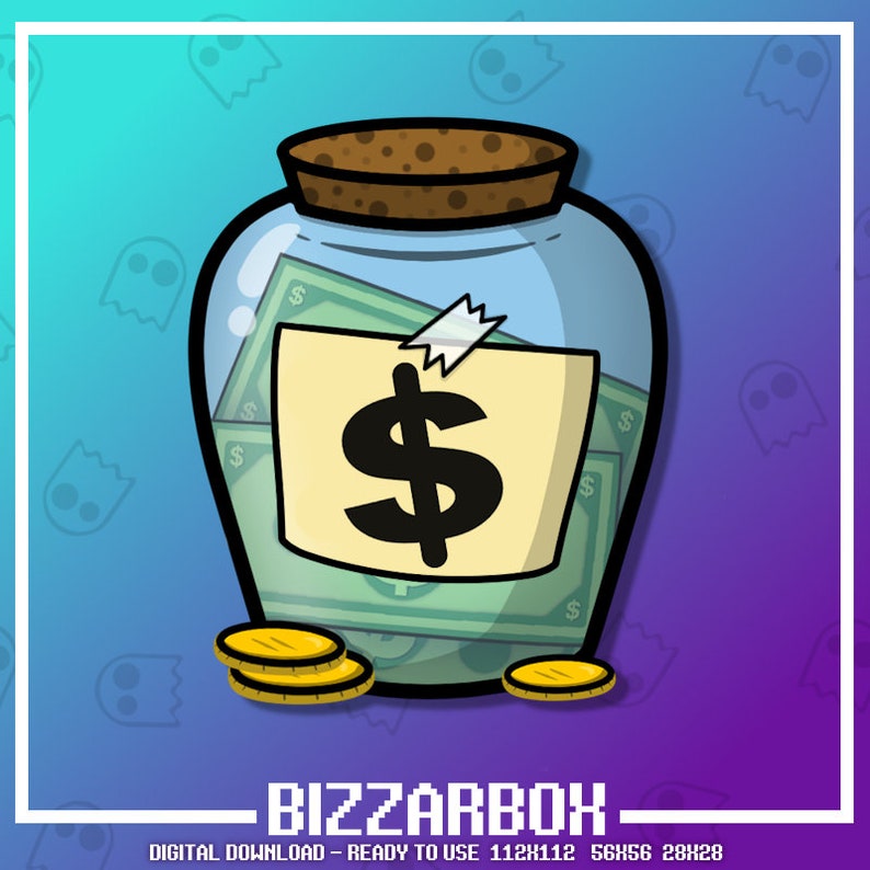 TIP JAR Twitch Emote / Twitch Emotes / Twitch Stream / Discord Emotes ...