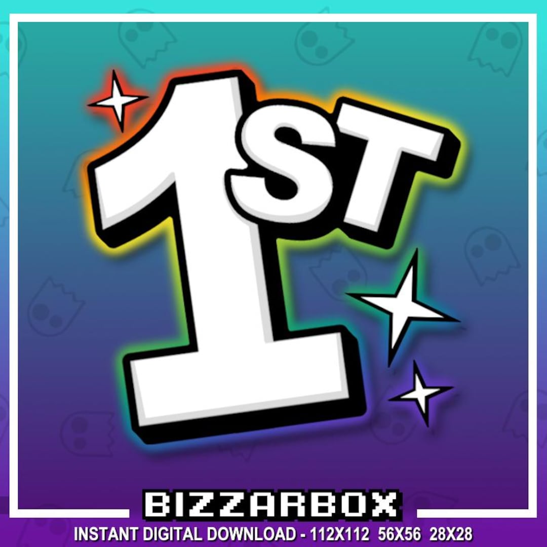 FIRST Channel Points Emote for Twitch / Discord / Stream / Affiliate ...