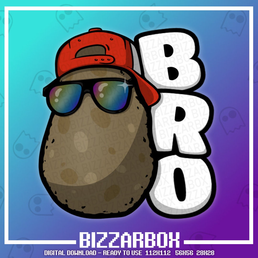 BRO POTATO Twitch Emote / Twitch Emotes / Twitch Stream / - Etsy Canada