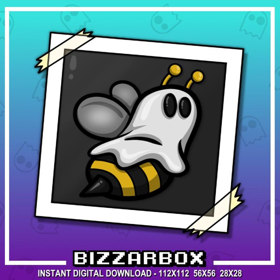BOO BEE PIC Twitch Emote / Twitch Emotes / Twitch Stream / Discord ...