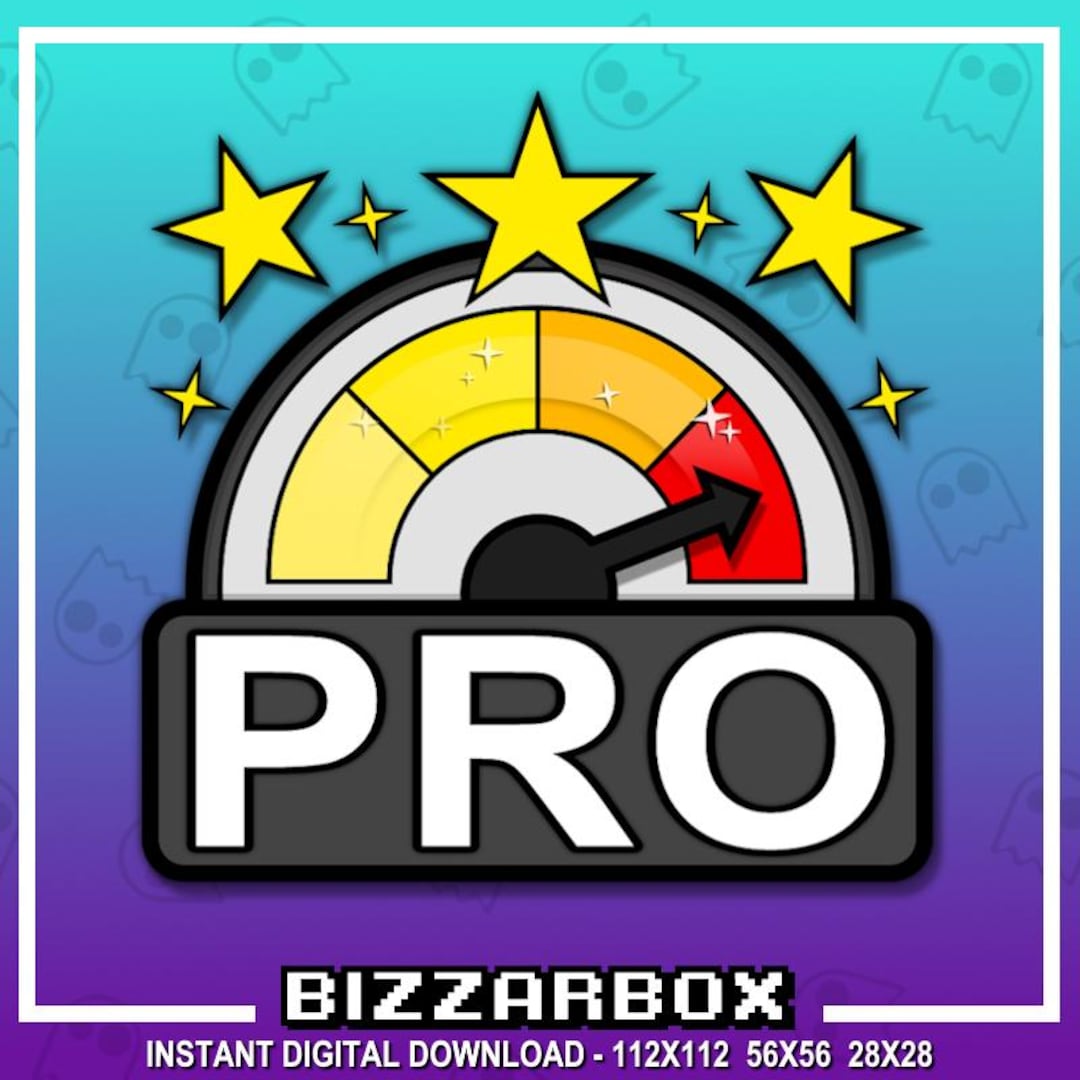 PRO METER Twitch Emote / Twitch Emotes / Twitch Stream / Discord Emotes ...