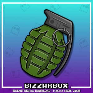 GRENADE Twitch Emote / Twitch Emotes / Twitch Stream / Discord Emotes ...