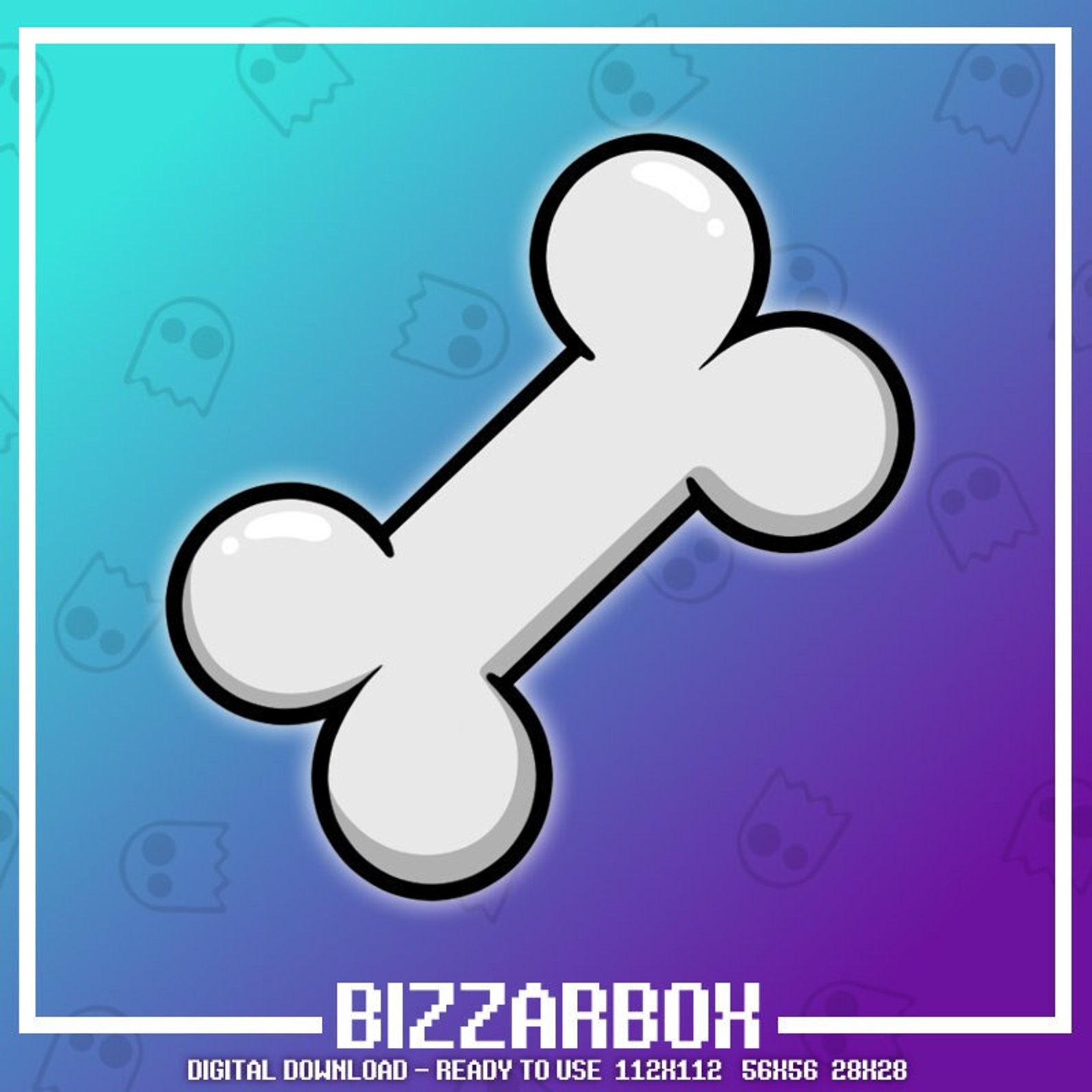 DOG BONE TREAT Channel Points Emote for Twitch / Discord / Stream ...