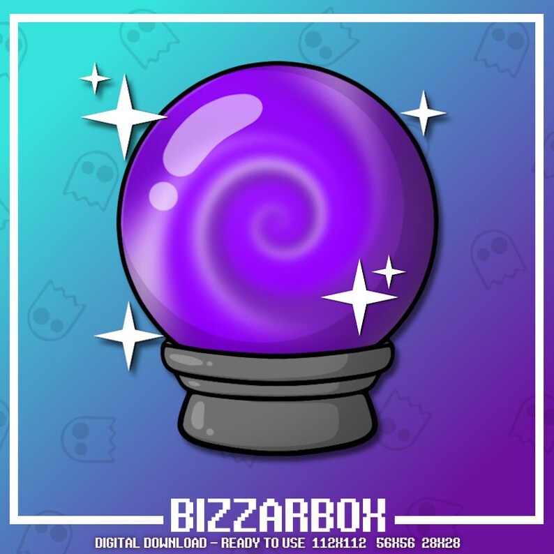 CRYSTAL BALL Twitch Emote / Twitch Emotes / Twitch Stream / Discord ...
