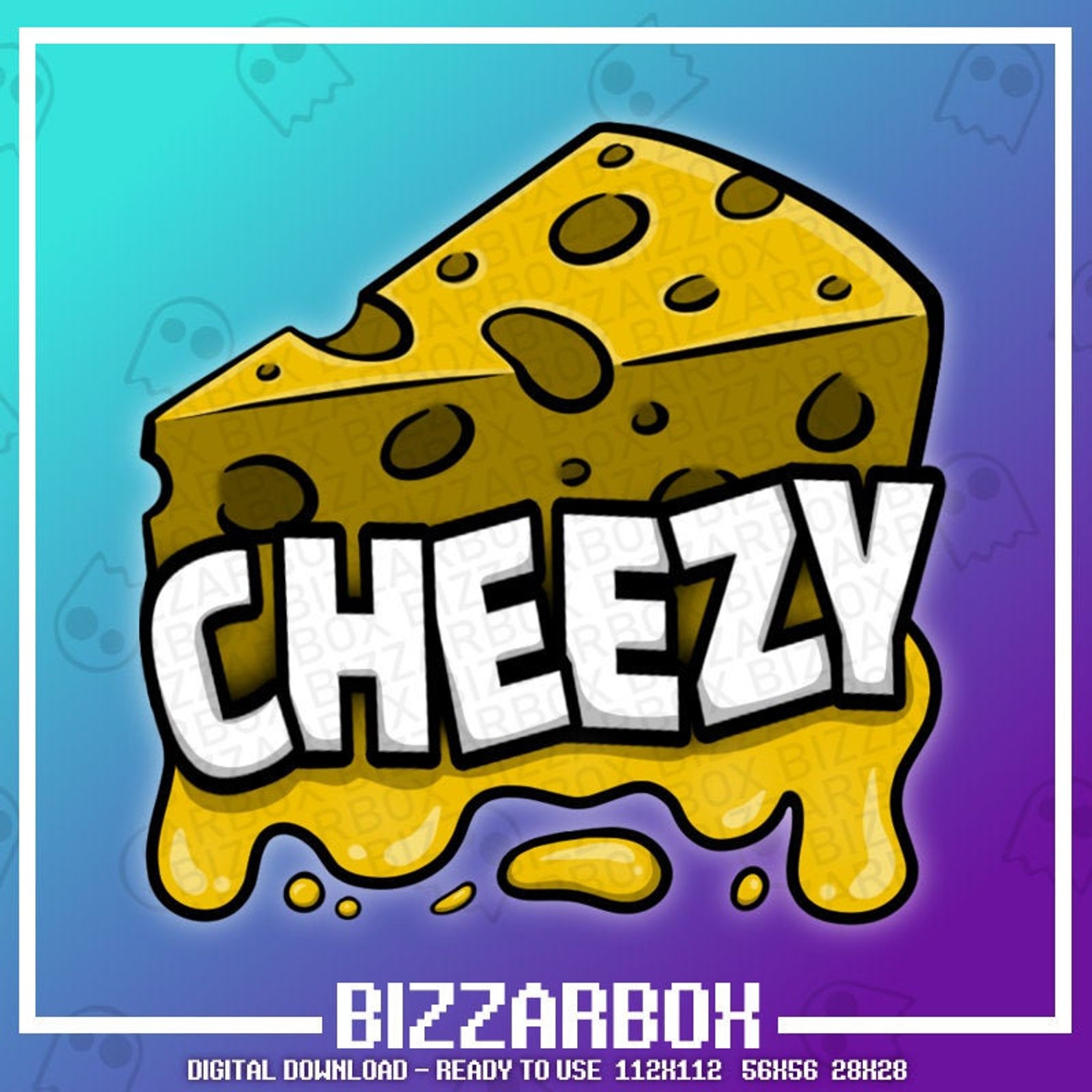 CHEESE CHEEZY Twitch Emote / Twitch Emotes / Twitch Stream / Discord ...