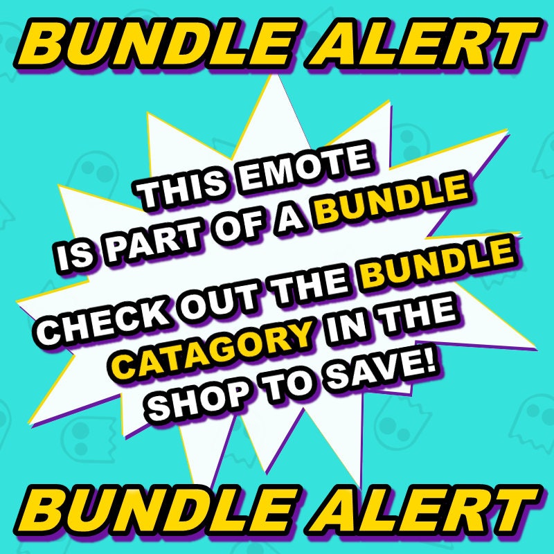 BOO BEE PIC Twitch Emote / Twitch Emotes / Twitch Stream / - Etsy