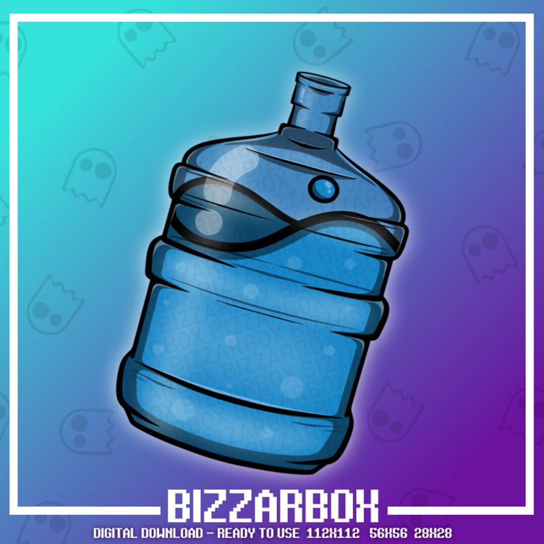 HYDRATE DRINK WATER Channel Points Emote for Twitch / Discord / Stream ...