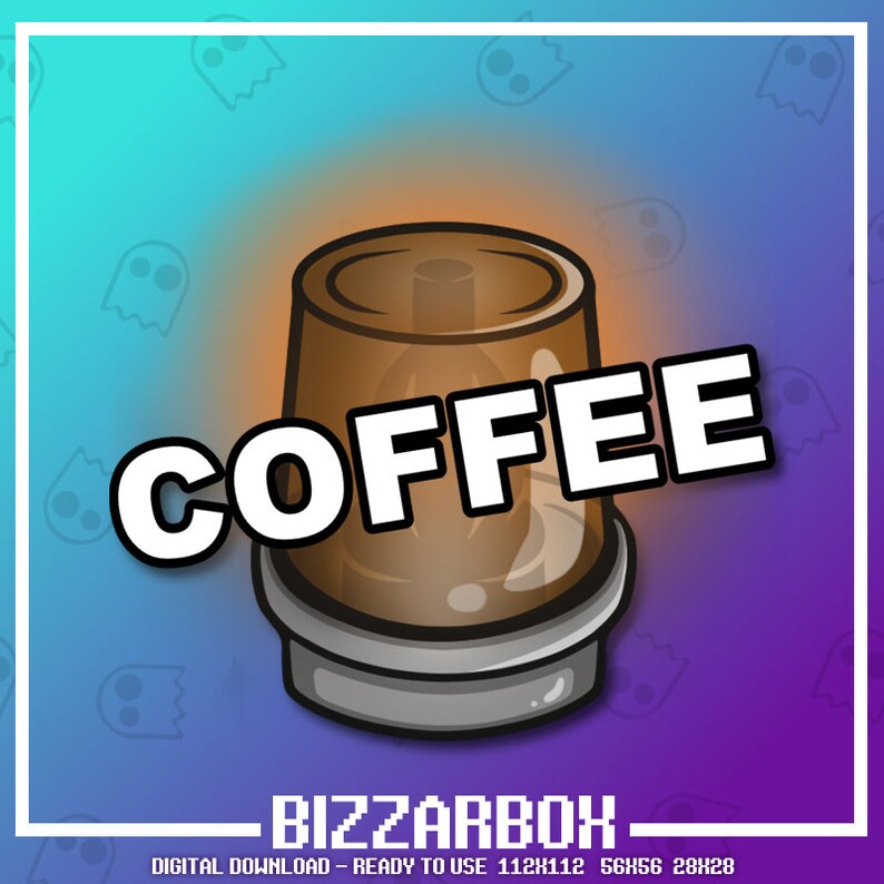 COFFEE ALERT Twitch Emote / Twitch Emotes / Twitch Stream / Discord ...