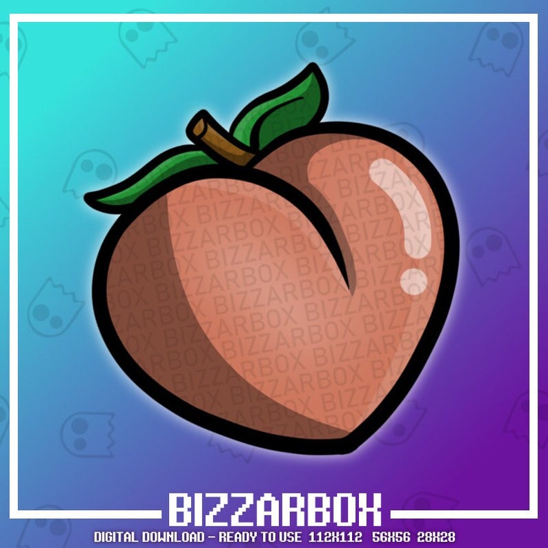 PEACH Twitch Emote / Twitch Emotes / Twitch Stream / Discord - Etsy