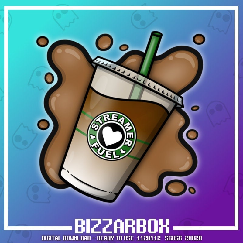 HYDRATE ICED COFFEE Channel Points Emote for Twitch / Discord / Stream ...