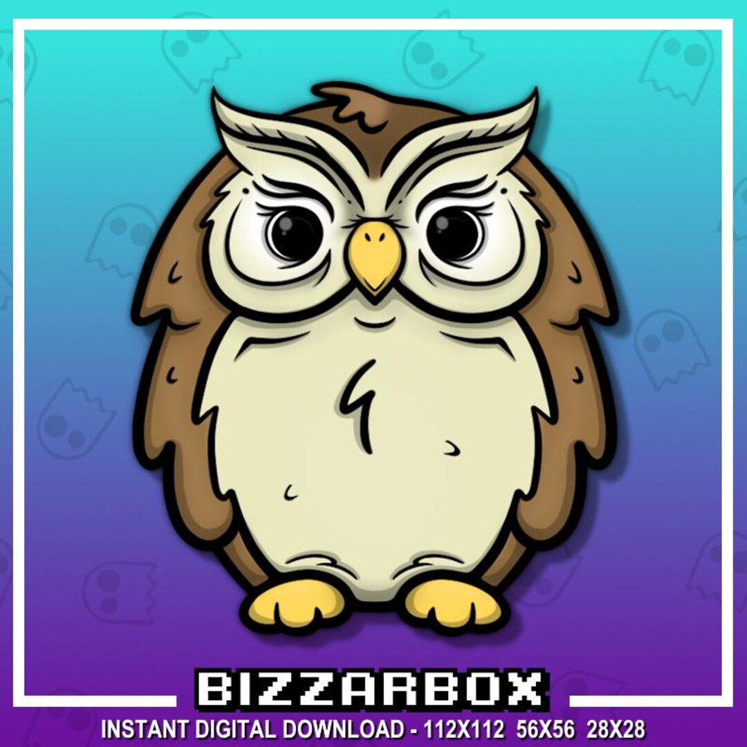 OWL BROWN Twitch Emote / Twitch Emotes / Twitch Stream / Discord Emotes ...