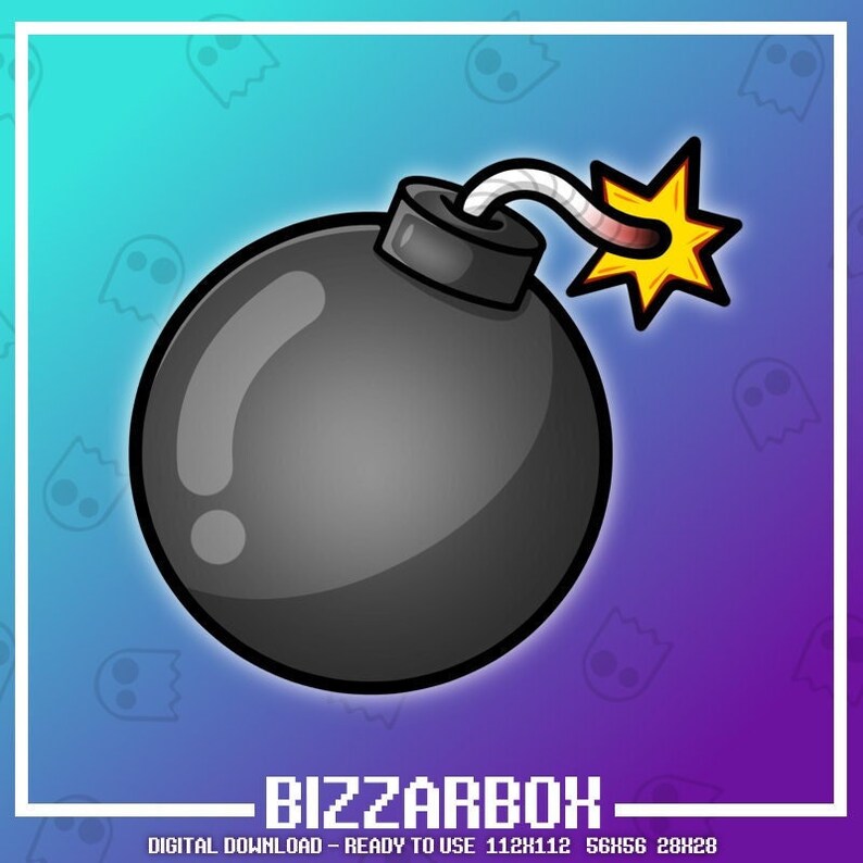 BOMB Twitch Emote / Twitch Emotes / Twitch Stream / Discord - Etsy