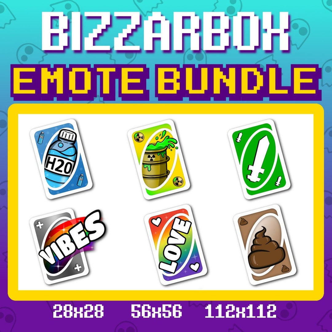 CARD EMOTE BUNDLE 6 / Emoji / Twitch Emotes / Twitch Stream / Discord ...