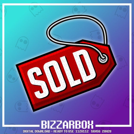 SOLD TAG Twitch Emote / Twitch Emotes / Twitch Stream / | Etsy