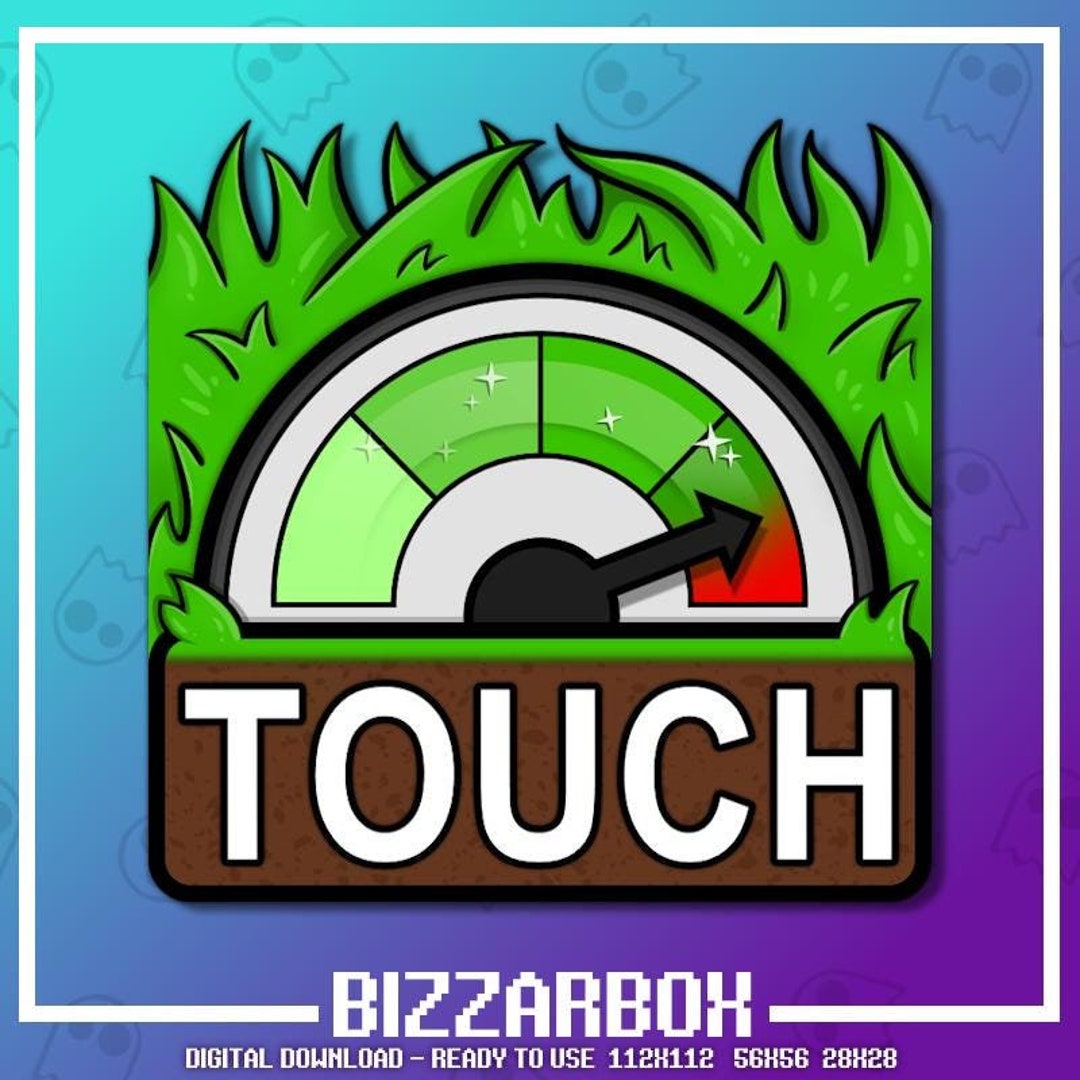 TOUCH GRASS METER Twitch Emote / Twitch Emotes / Twitch Stream ...