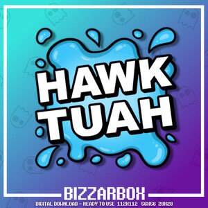 HAWK TUAH Twitch Emote / Twitch Emotes / Twitch Stream / Discord Emotes ...
