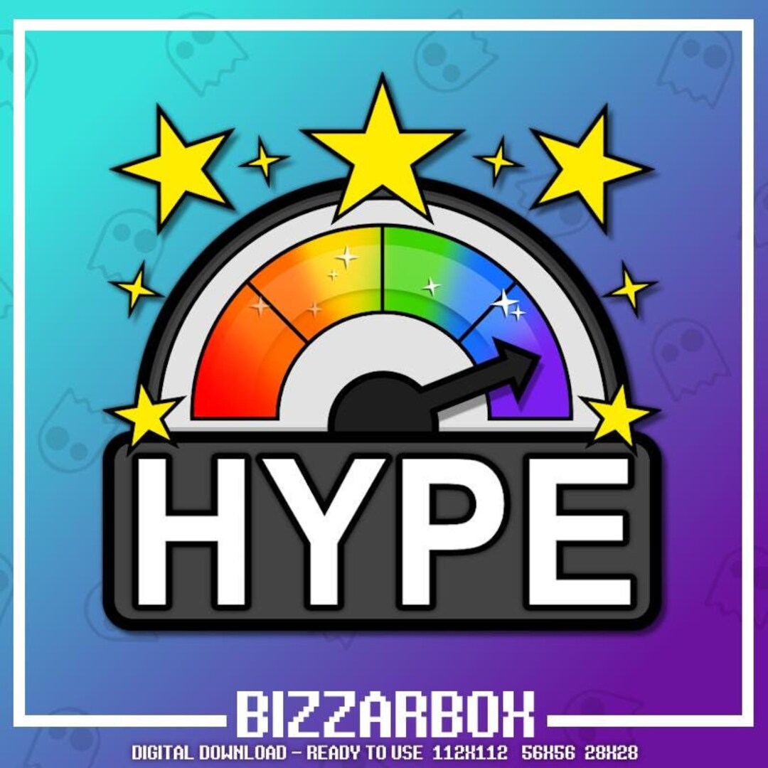 HYPE METER Twitch Emote / Twitch Emotes / Twitch Stream / Discord ...