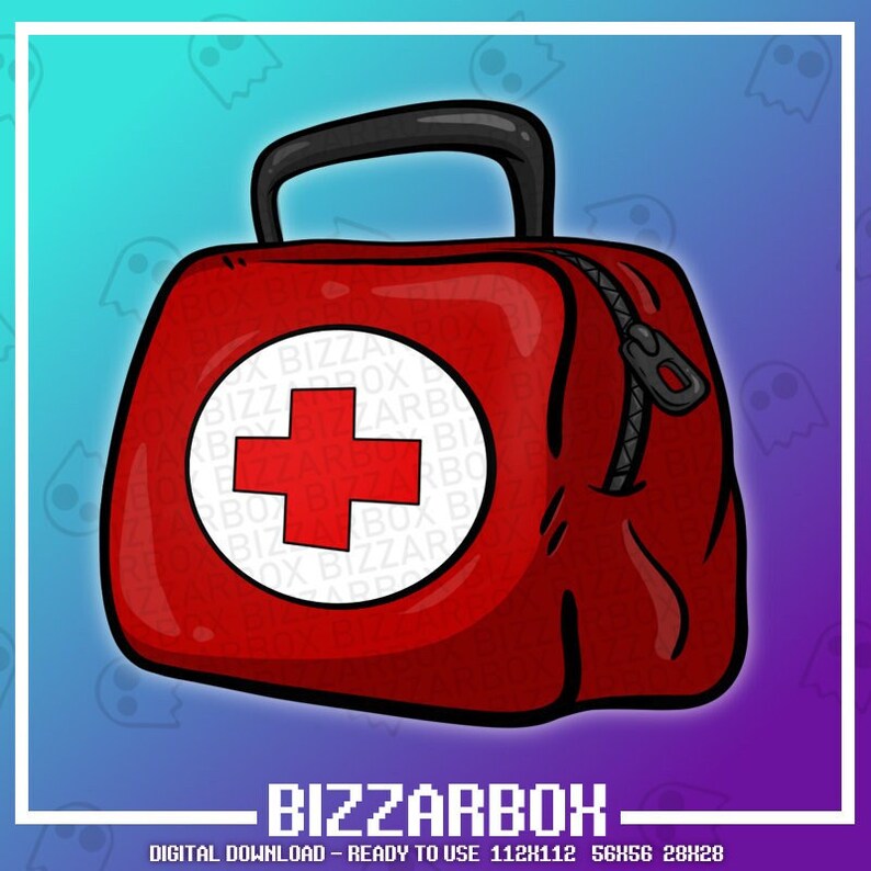 MED KIT HEAL Twitch Emote / Twitch Emotes / Twitch Stream / - Etsy