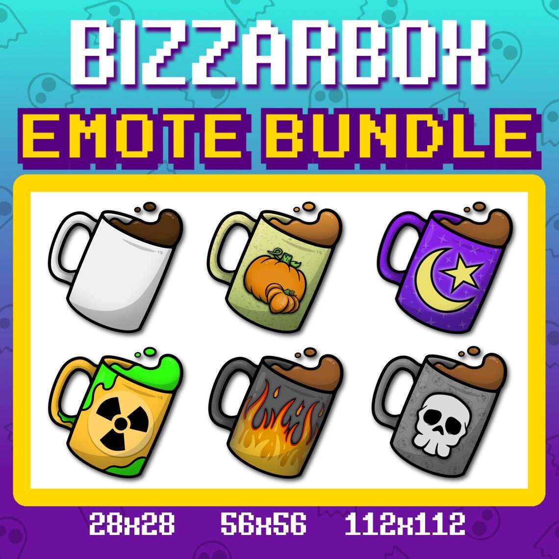 COFFEE MUG EMOTE Bundle 6 Twitch Emote / Twitch Emotes / - Etsy