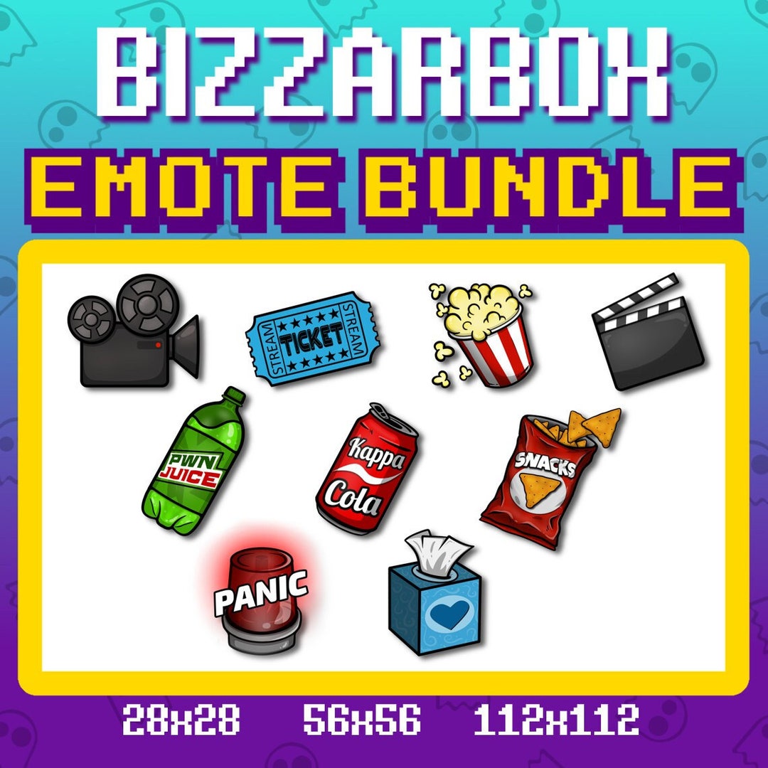 MOVIE NIGHT EMOTE Bundle for Twitch / Discord / Stream / Affiliate ...