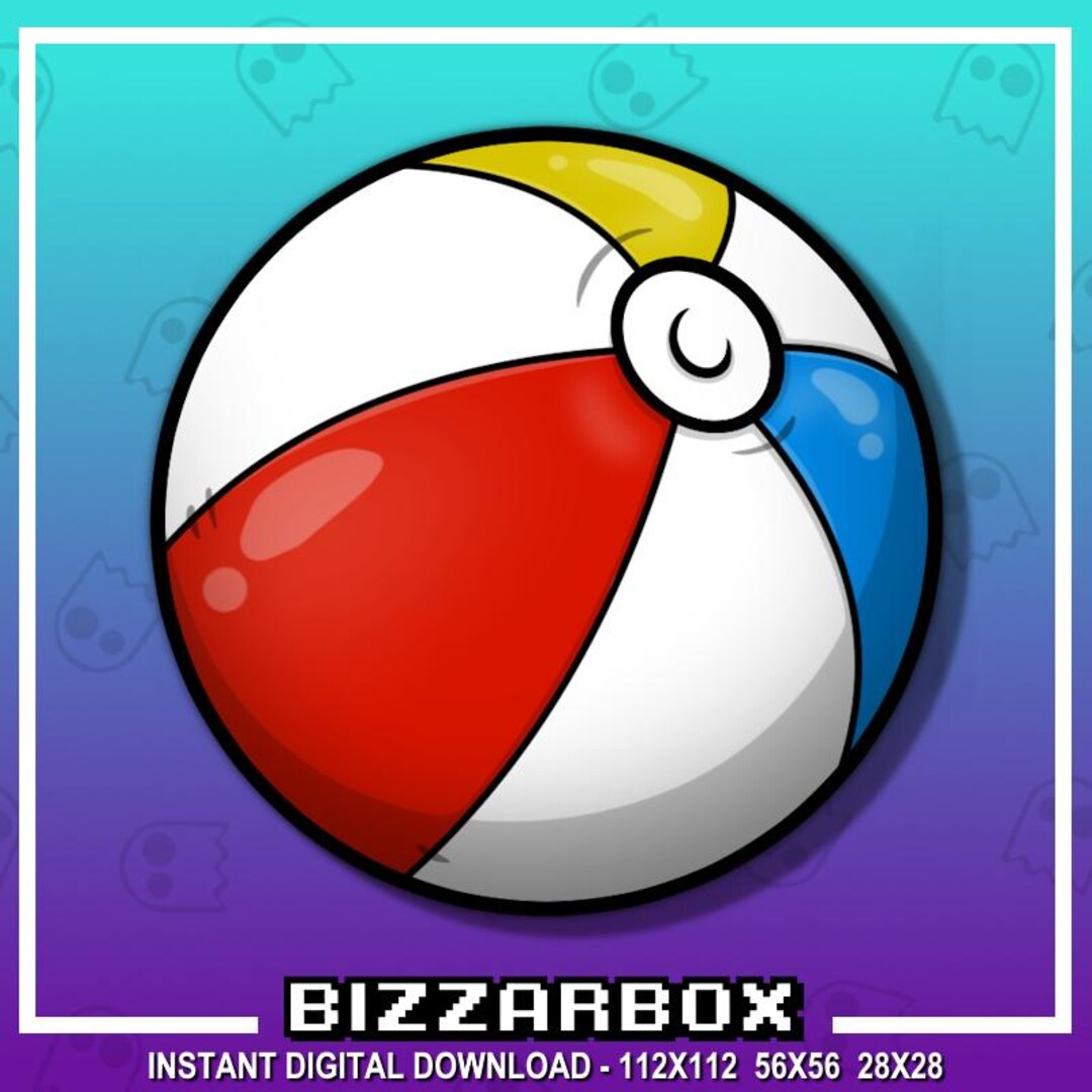 BEACH BALL Twitch Emote / Twitch Emotes / Twitch Stream / Discord ...