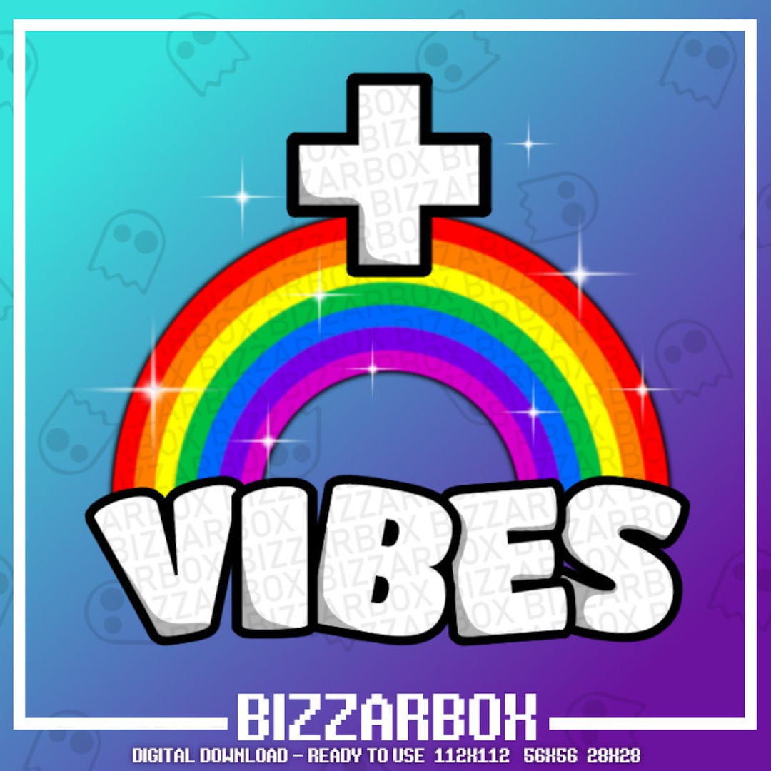 POSITIVE VIBES Twitch Emote / Twitch Emotes / Twitch Stream / Discord ...