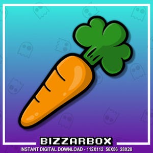 CARROT Twitch Emote / Twitch Emotes / Twitch Stream / Discord Emotes ...
