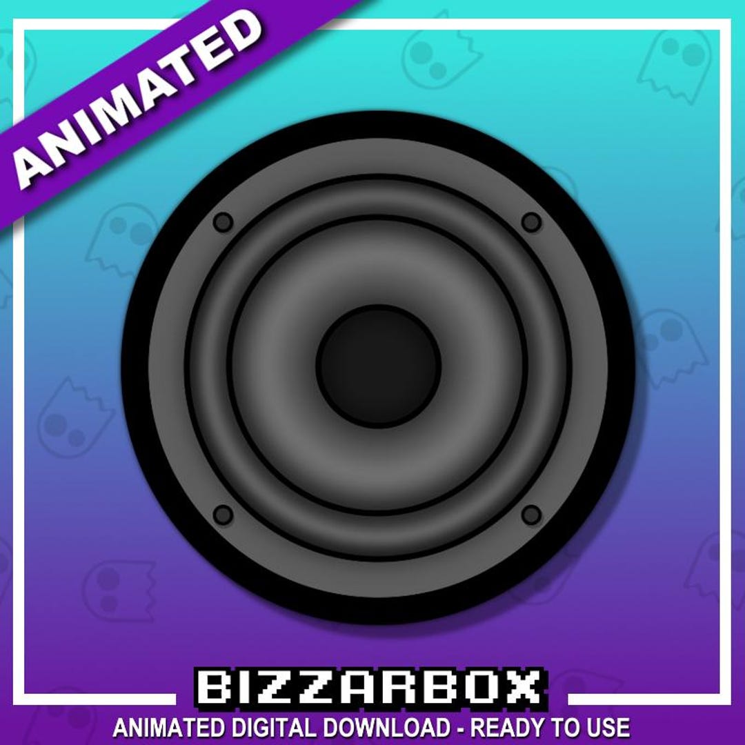 SPEAKER Animated Twitch Emote / Twitch Emotes / Twitch Stream / Discord ...